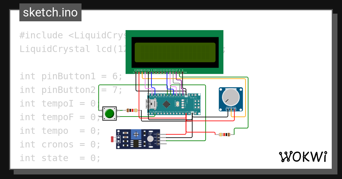 Sensore Wokwi Esp32 Stm32 Arduino Simulator 4749