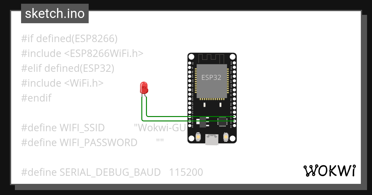 conect wifi - Wokwi ESP32, STM32, Arduino Simulator