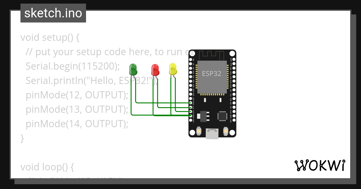 traffic signal - Wokwi ESP32, STM32, Arduino Simulator traffic signal - Wokwi ESP32, STM32, Arduino Simulator
