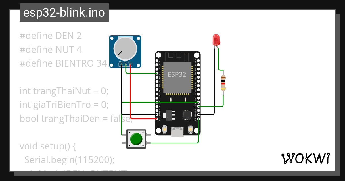 B02 - LED with Digital/Analog - Wokwi ESP32, STM32, Arduino Simulator B02 - LED with Digital/Analog - Wokwi ESP32, STM32, Arduino Simulator