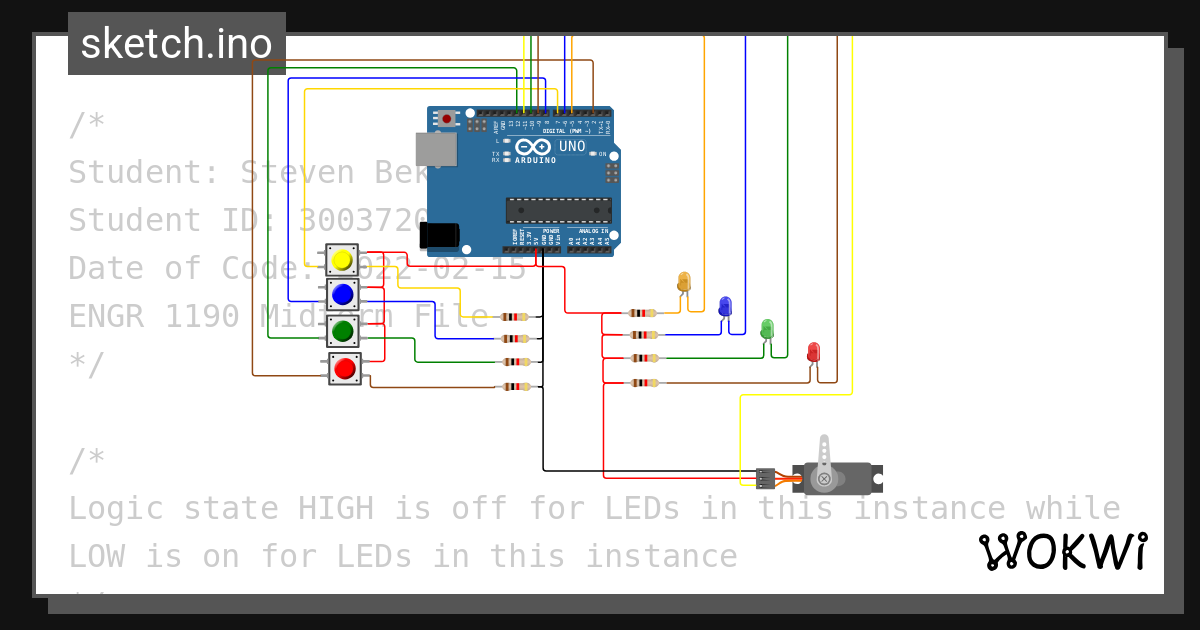 Engr 1190 Exam Setup Wokwi Esp32 Stm32 Arduino Simulator