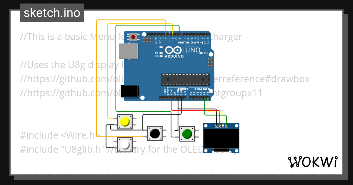Basic Menu Discharger - Wokwi ESP32, STM32, Arduino Simulator