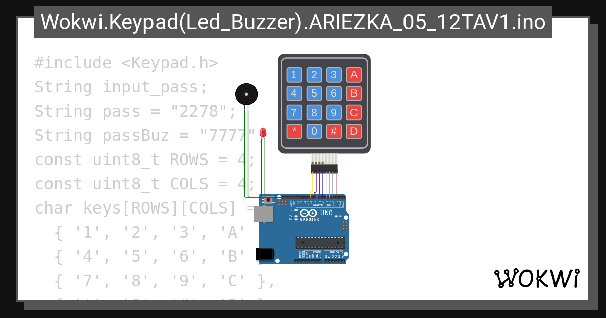 Wokwikeypadledbuzariezka05o Wokwi Esp32 Stm32 Arduino Simulator 9932