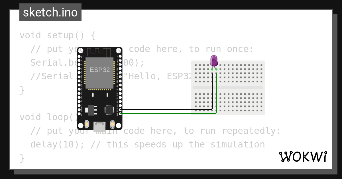 110406006 Test001 Wokwi Esp32 Stm32 Arduino Simulator