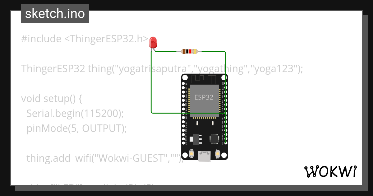 P - Wokwi ESP32, STM32, Arduino Simulator