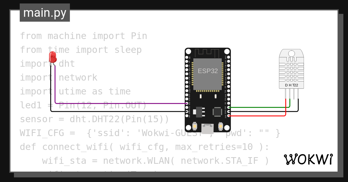 สอบปลายภาค Wokwi Esp32 Stm32 Arduino Simulator 7480