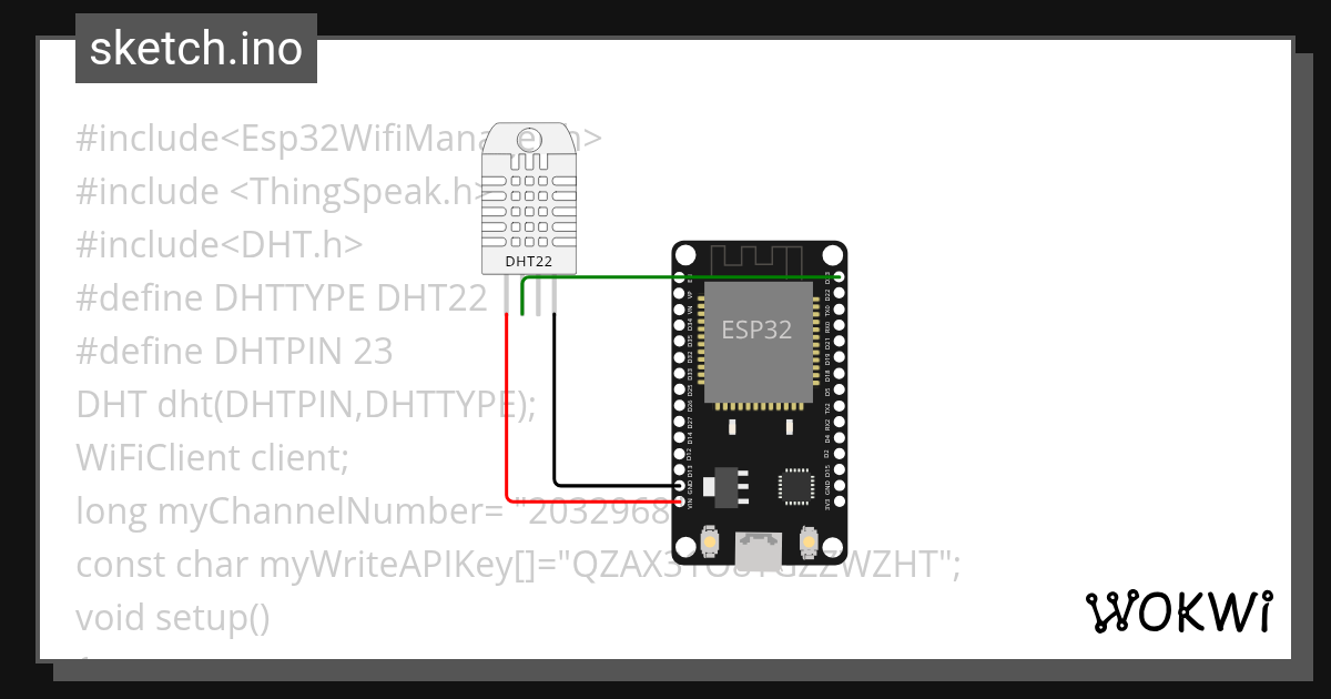 Wifi Dht Wokwi Esp32 Stm32 Arduino Simulator 
