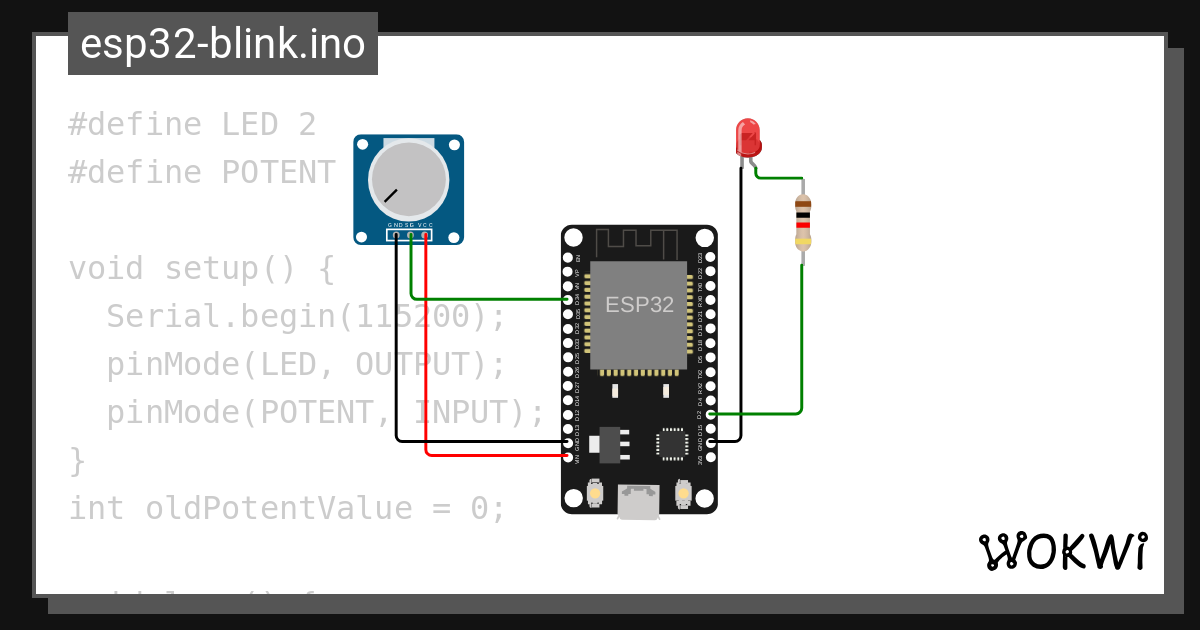 Cảm Biến điện Trở đèn Wokwi Esp32 Stm32 Arduino Simulator 3532
