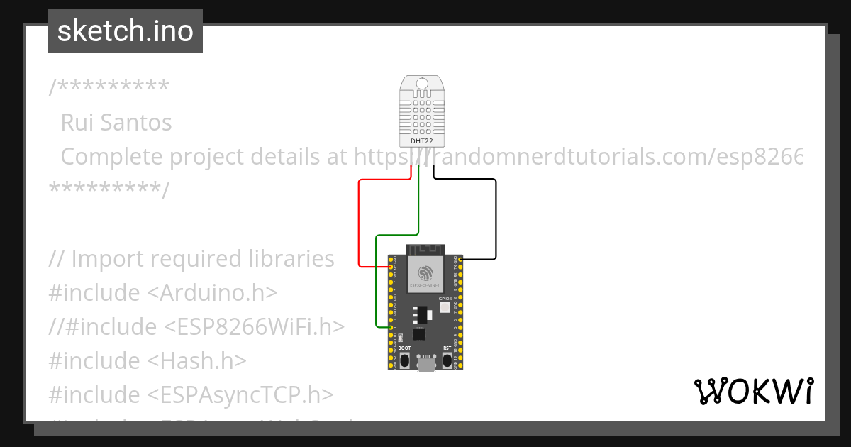 Esp Dht22 Webserver1 Wokwi Esp32 Stm32 Arduino Simulator 2537