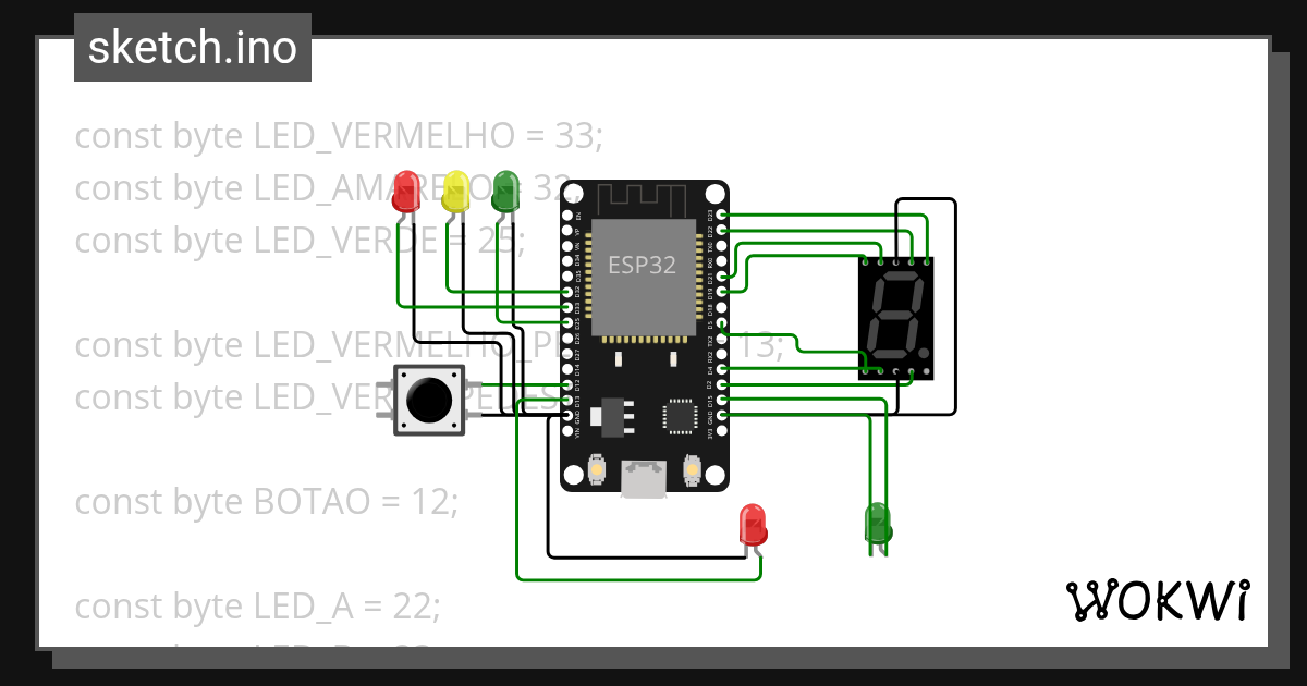 Wokwi - Online ESP32, STM32, Arduino Simulator