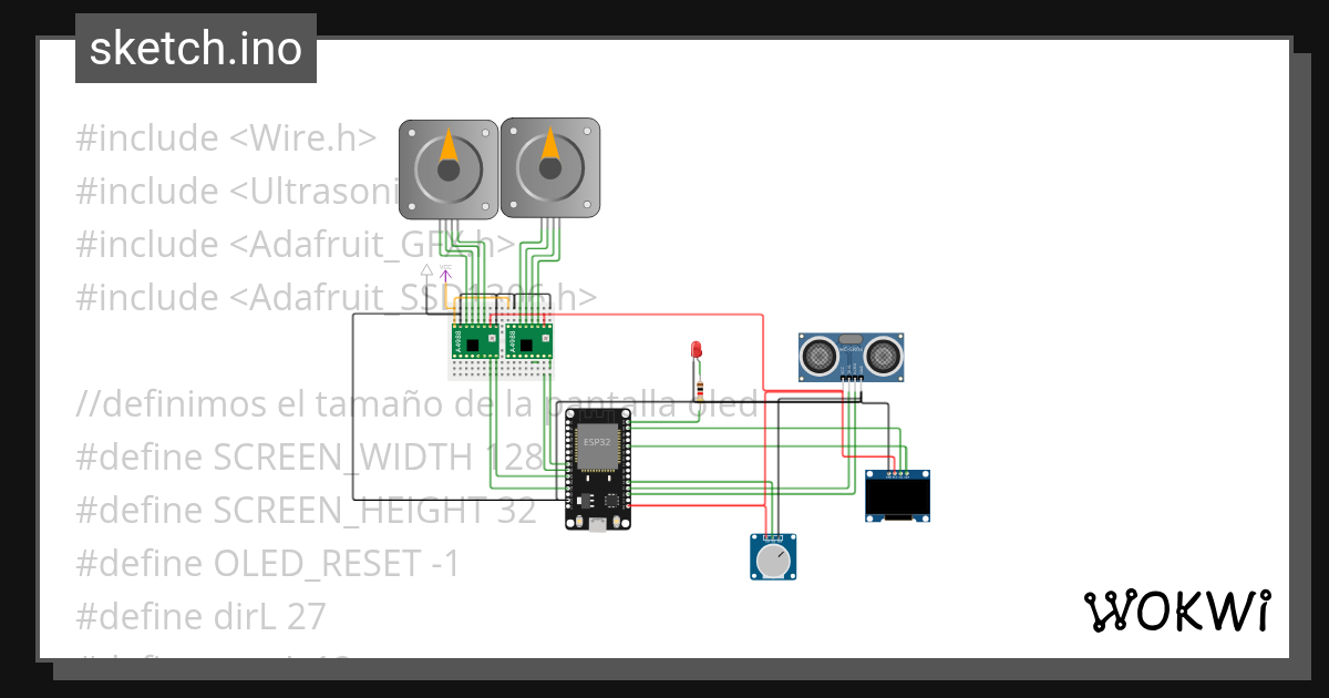 Motores - Wokwi ESP32, STM32, Arduino Simulator