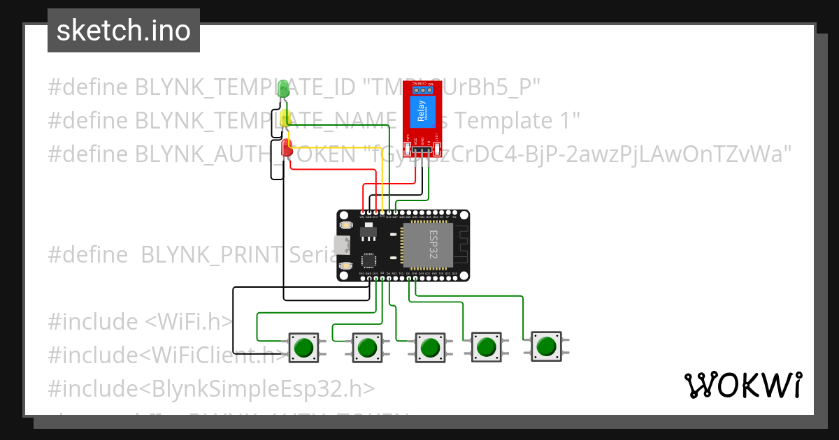 work 9 - Wokwi ESP32, STM32, Arduino Simulator