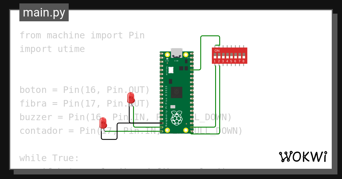 Alarma Wokwi Esp32 Stm32 Arduino Simulator