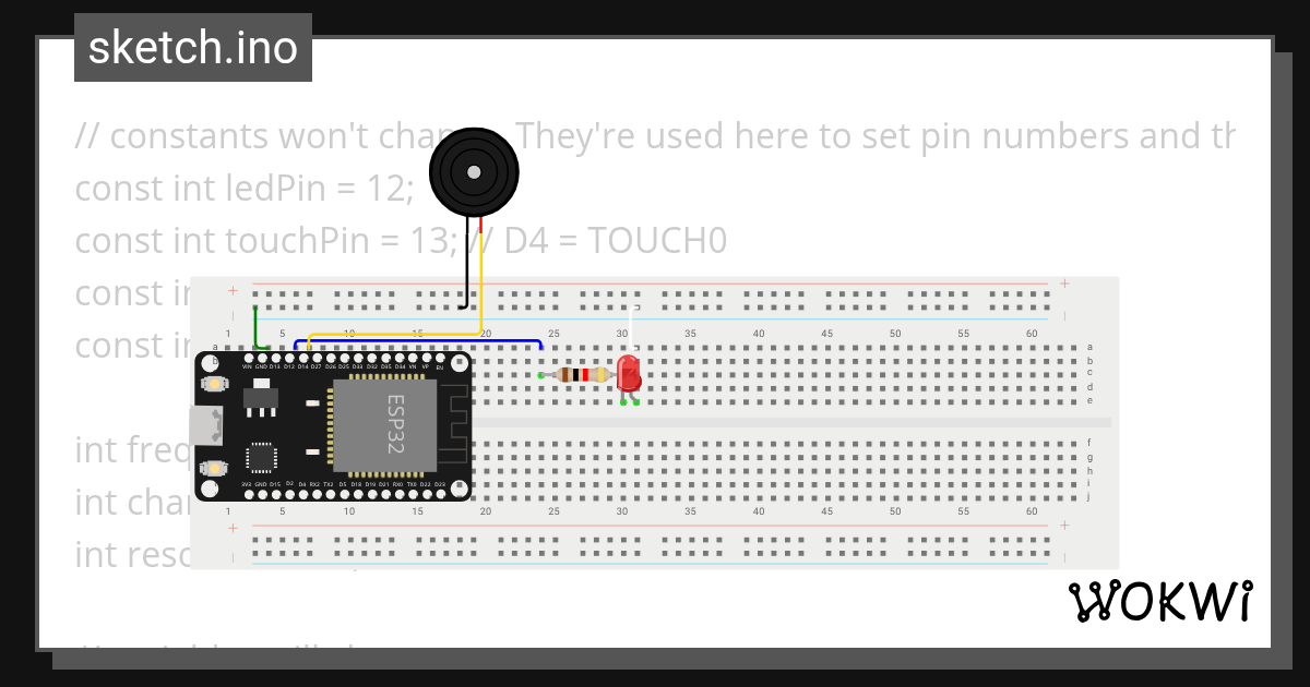 Embedded System #3- ESP32 Internal Sensor - Wokwi ESP32, STM32, Arduino Simulator