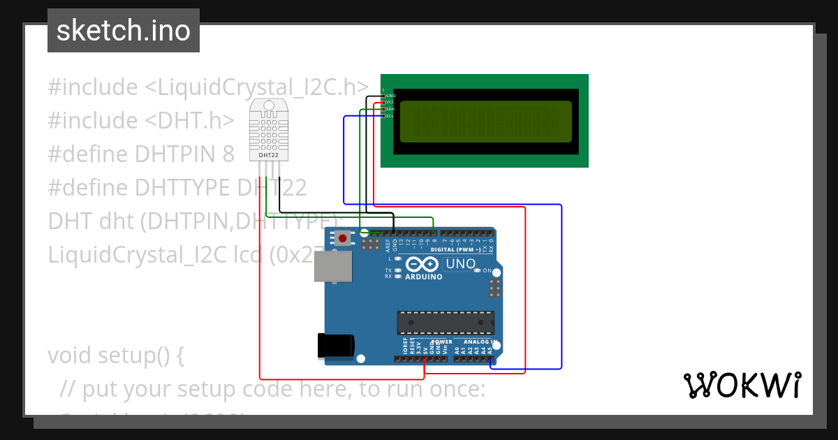 Dht Dan Lcd Wokwi Esp32 Stm32 Arduino Simulator 2210