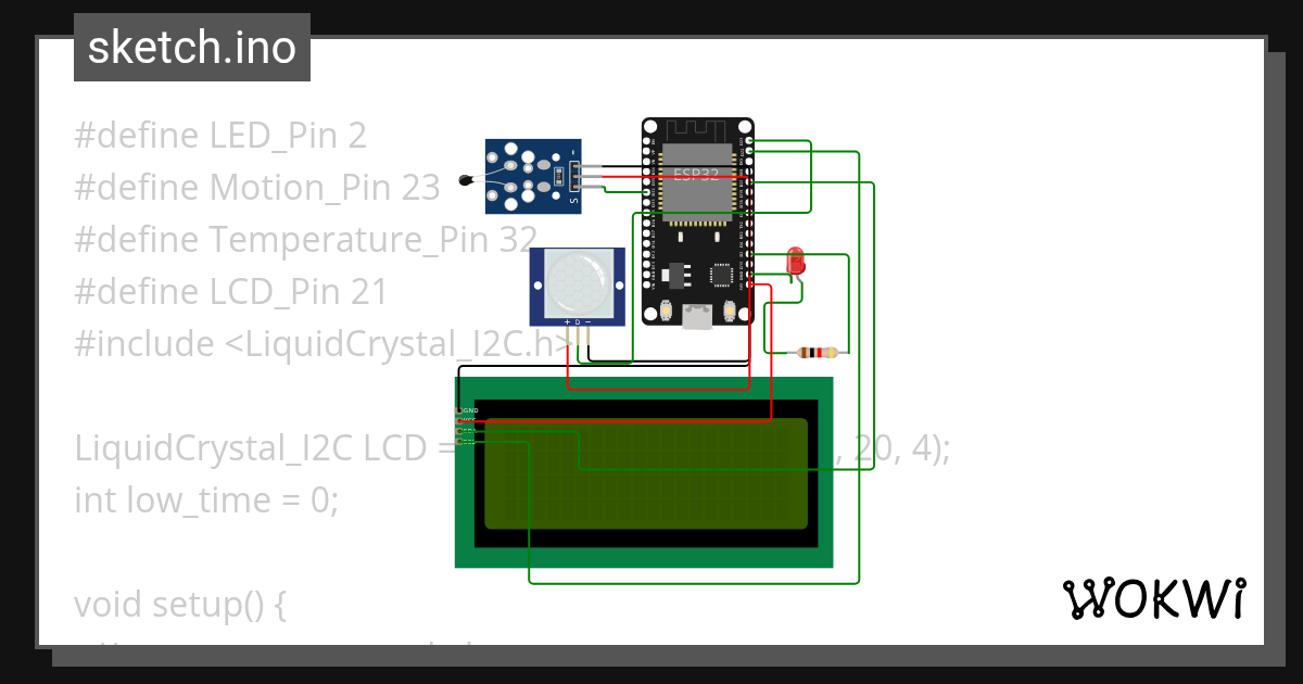 EE5437 Exp15 - Wokwi ESP32, STM32, Arduino Simulator