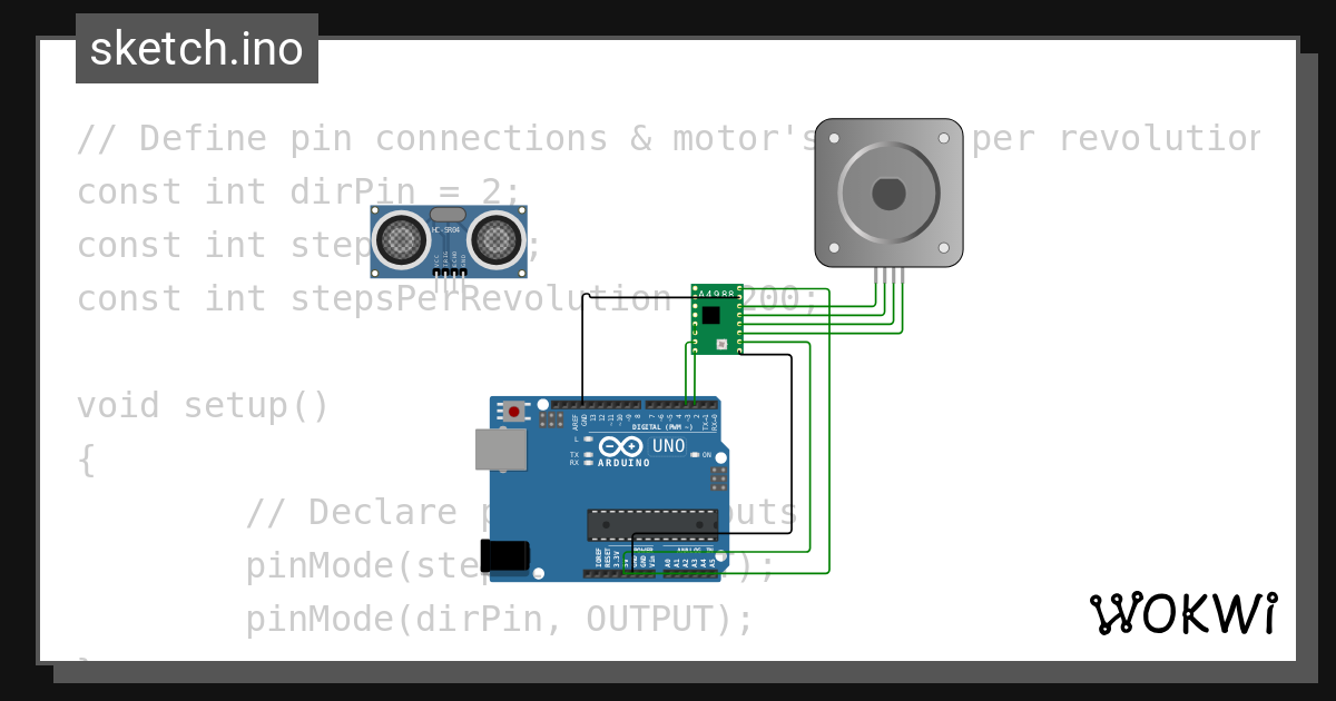 Stepper Motor Test1 Wokwi Esp32 Stm32 Arduino Simulator