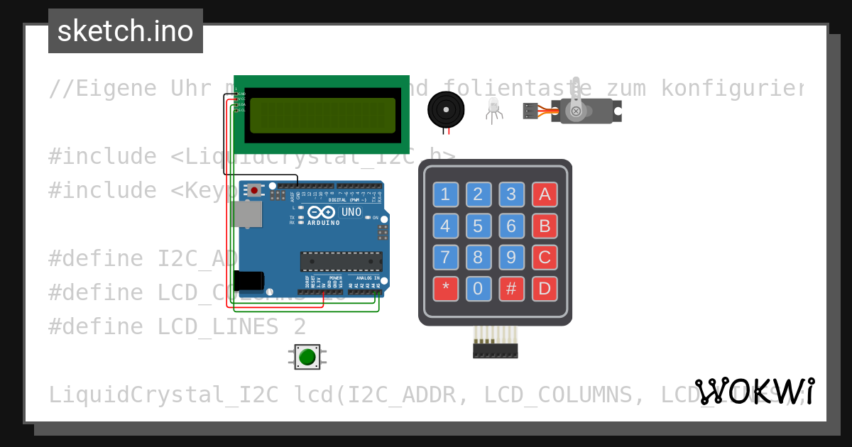 Wecker Wokwi Esp32 Stm32 Arduino Simulator 7230