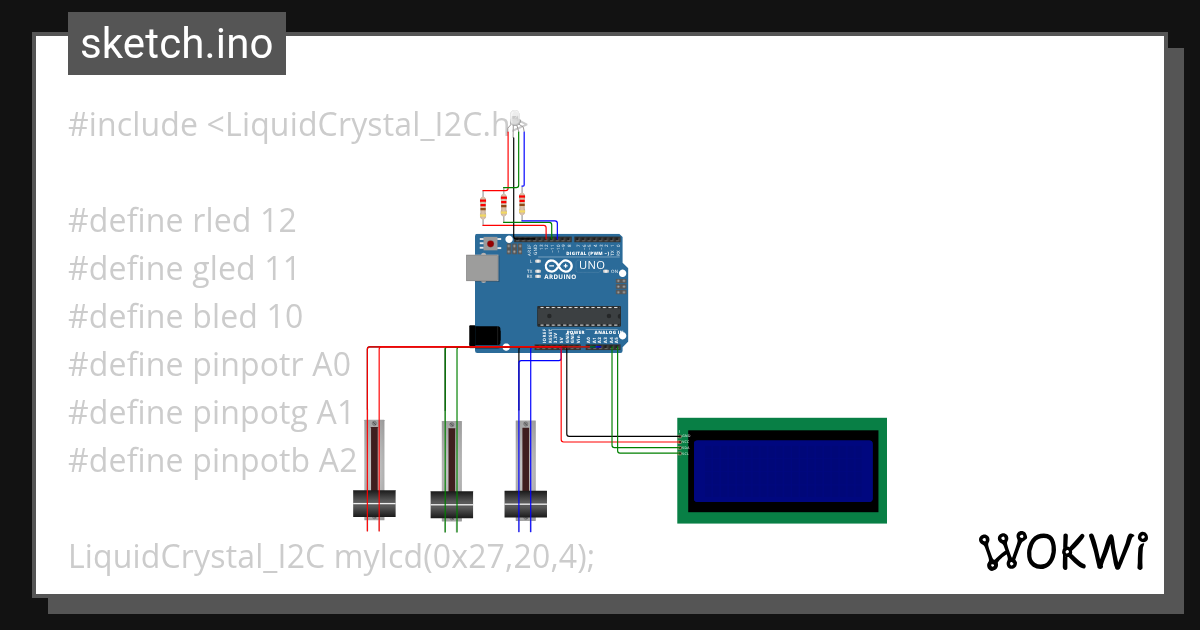 rgbled - Wokwi ESP32, STM32, Arduino Simulator