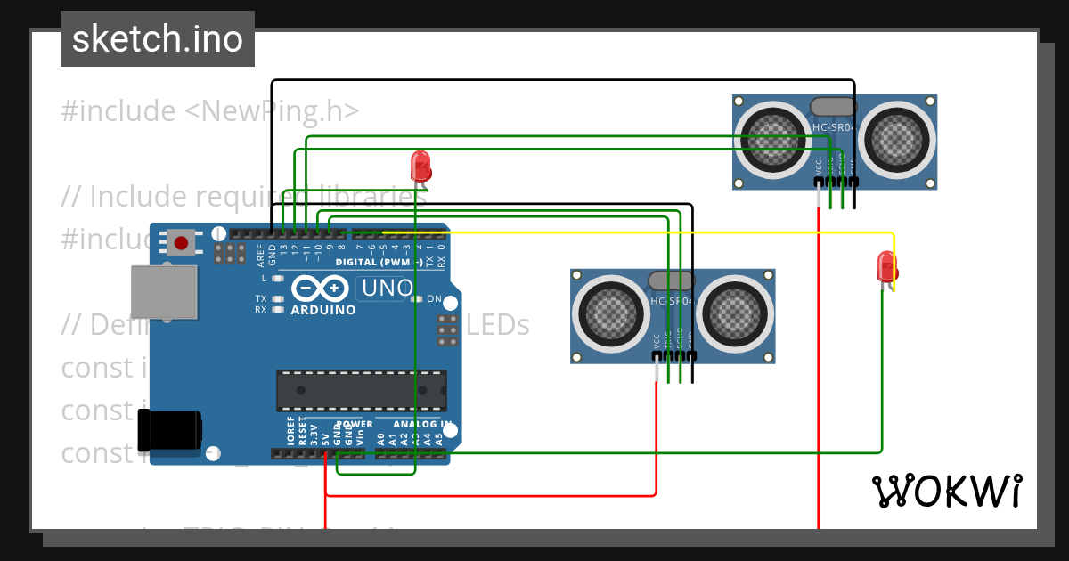 Parking Wokwi Esp32 Stm32 Arduino Simulator 