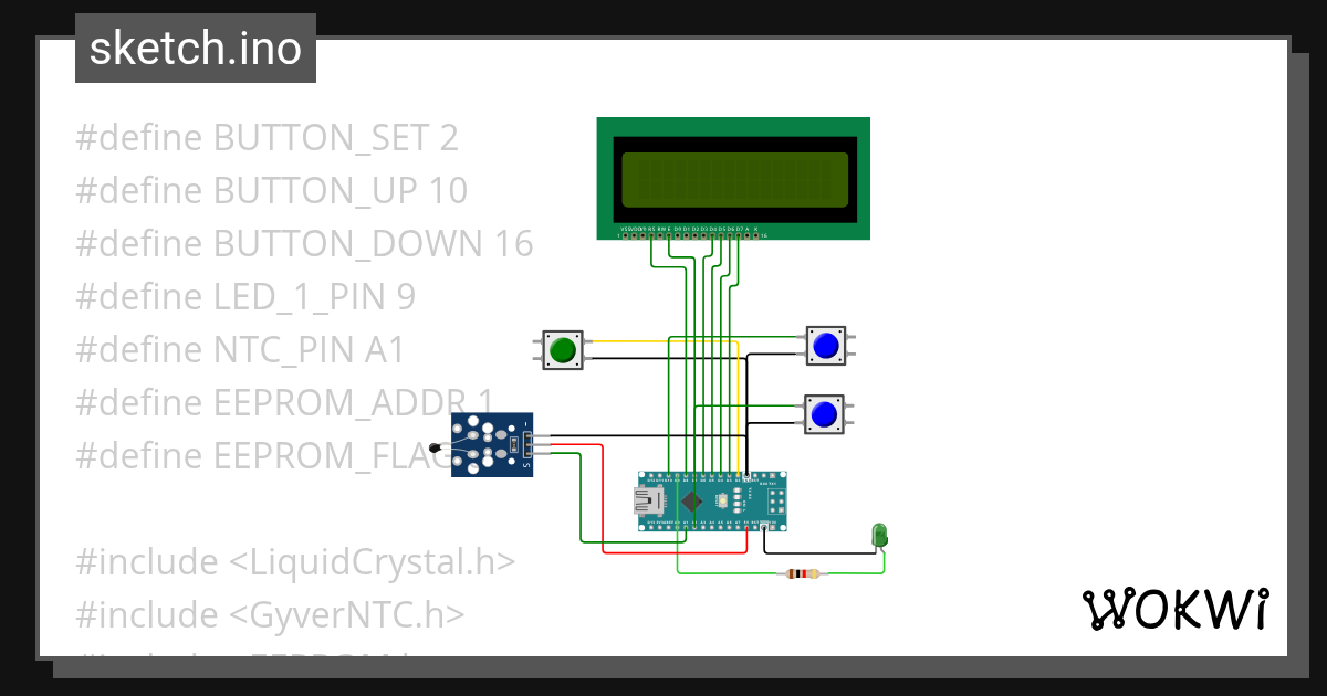 Temp Control My_button - Wokwi ESP32, STM32, Arduino Simulator