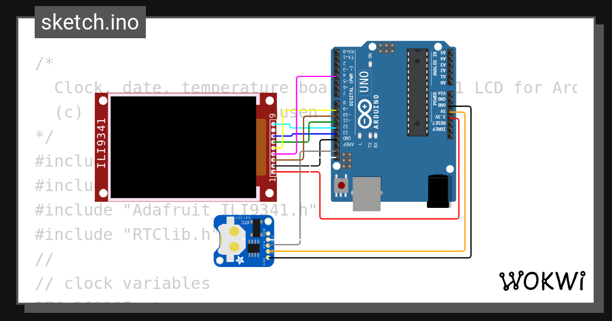 Master Clock02 Wokwi Esp32 Stm32 Arduino Simulator 4762