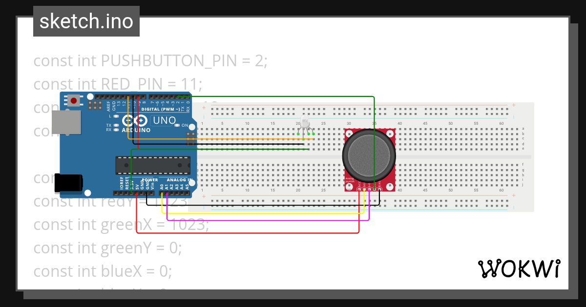 JOYSTICK - Wokwi ESP32, STM32, Arduino Simulator
