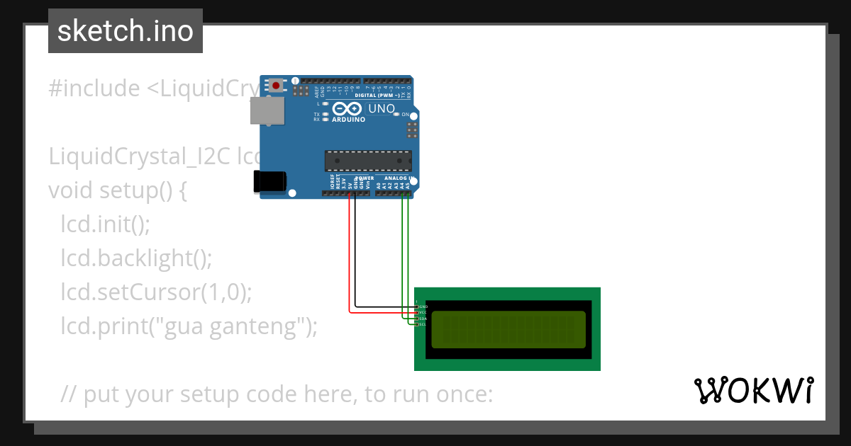 percobaan - Wokwi ESP32, STM32, Arduino Simulator percobaan - Wokwi ESP32, STM32, Arduino Simulator