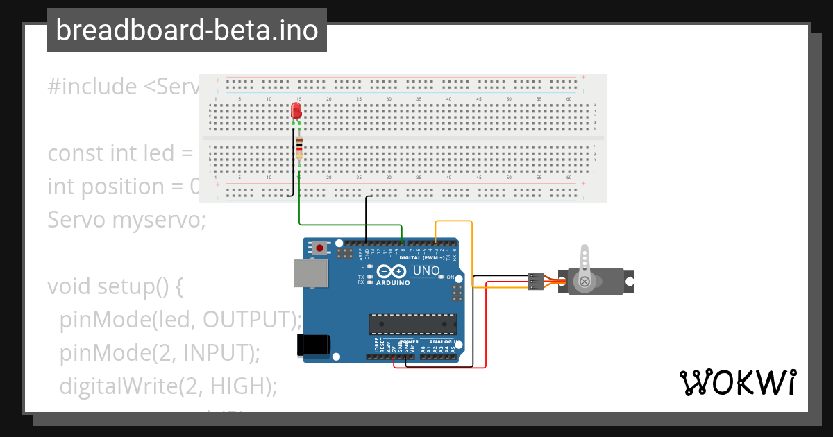 Servo Tilt - Wokwi ESP32, STM32, Arduino Simulator