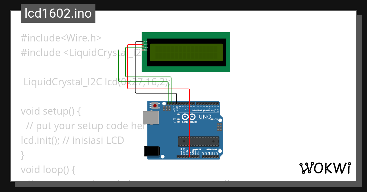 lcd1602.ino Copy - Wokwi ESP32, STM32, Arduino Simulator
