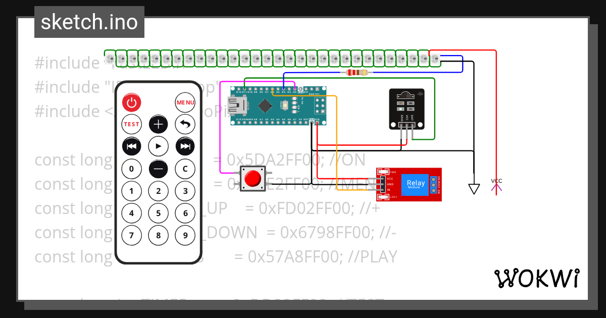 Escritorio Tipo 5 FastLed Sensor Touch Final - Wokwi Arduino and ESP32 ...