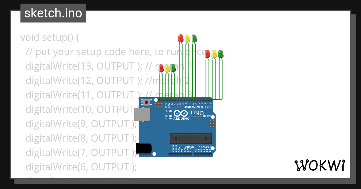 Projek 1 - Wokwi ESP32, STM32, Arduino Simulator