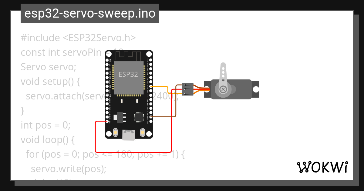 servo - Wokwi ESP32, STM32, Arduino Simulator