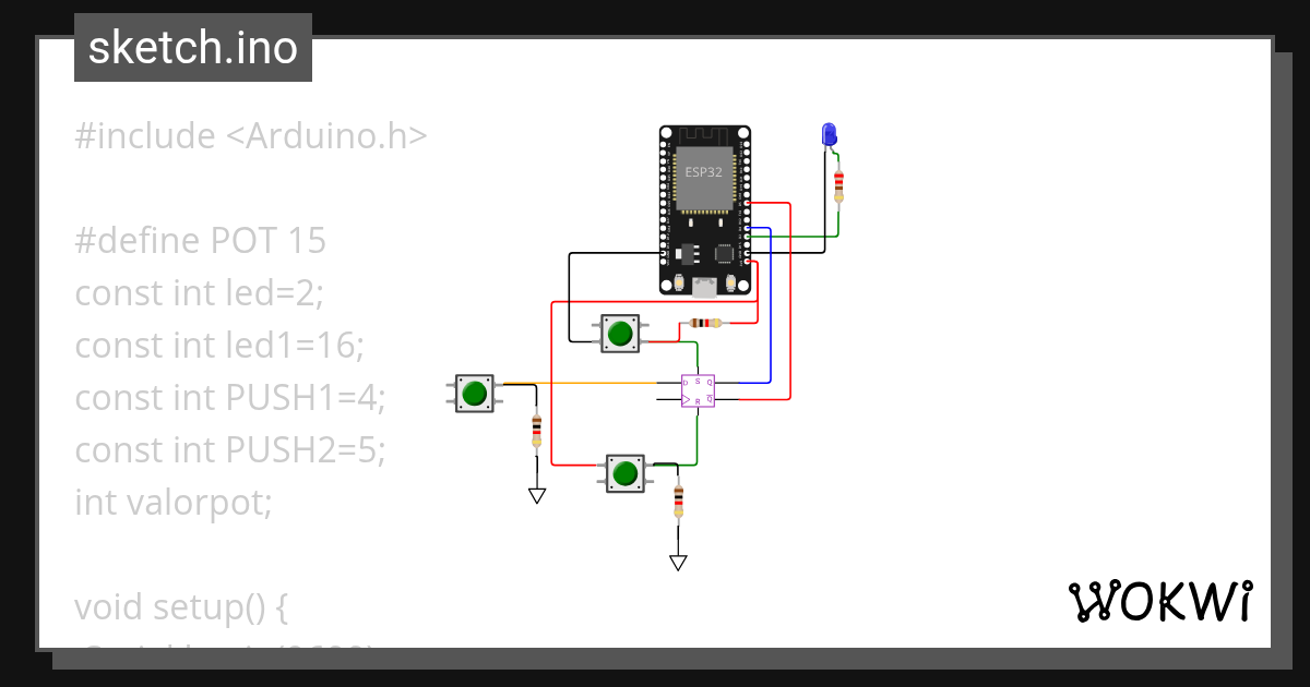 Digital Wokwi Esp32 Stm32 Arduino Simulator