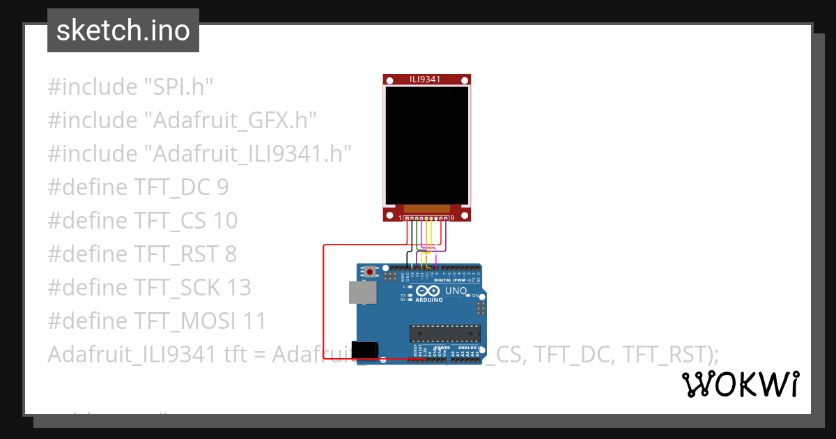 TFT_1 - Wokwi ESP32, STM32, Arduino Simulator