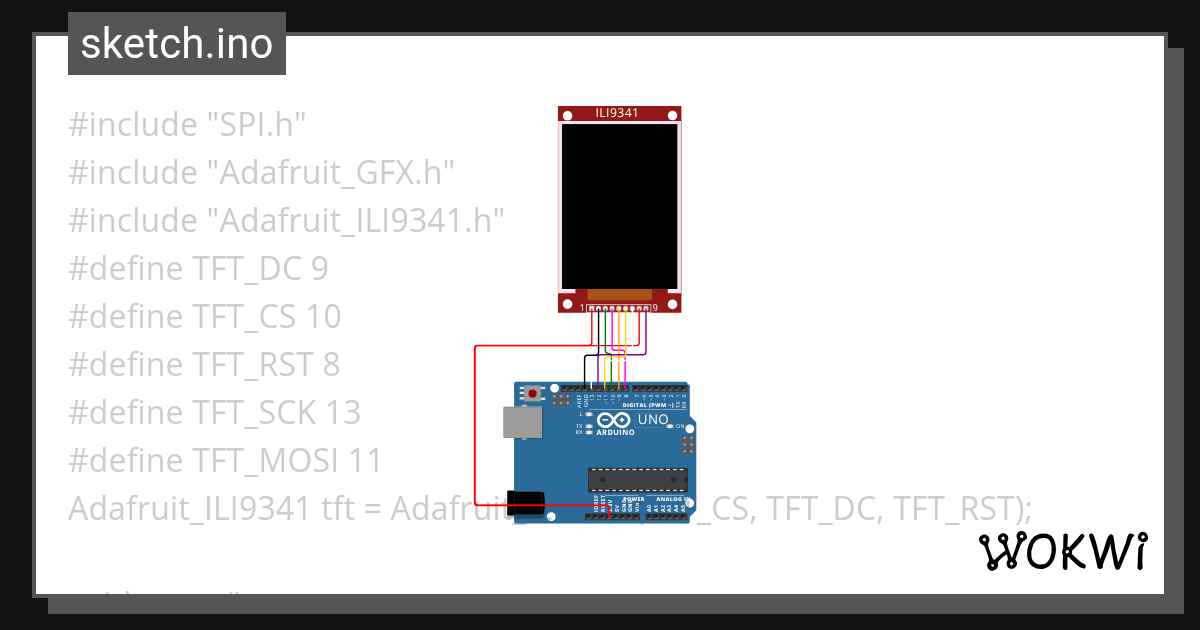TFT_2 - Wokwi ESP32, STM32, Arduino Simulator