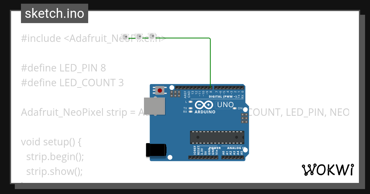 Ws2812b Wokwi Esp32 Stm32 Arduino Simulator 4387