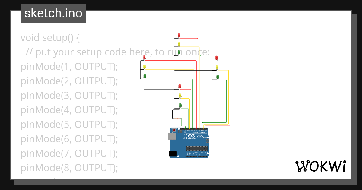 lalu lintas apip - Wokwi ESP32, STM32, Arduino Simulator
