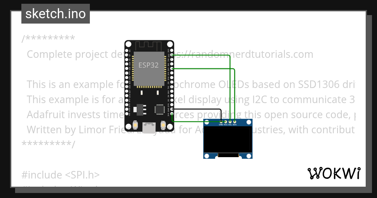 2222 - Wokwi ESP32, STM32, Arduino Simulator
