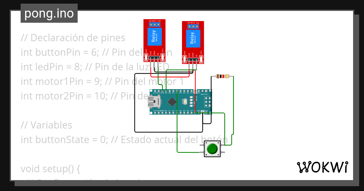 proyecto von resuido.ino Copy - Wokwi ESP32, STM32, Arduino Simulator