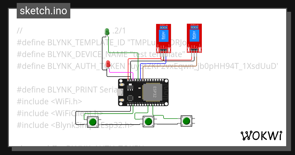 work 12 - Wokwi ESP32, STM32, Arduino Simulator