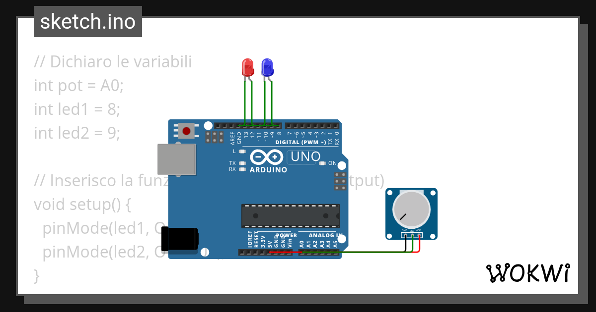 Compito 18/02 - Wokwi ESP32, STM32, Arduino Simulator