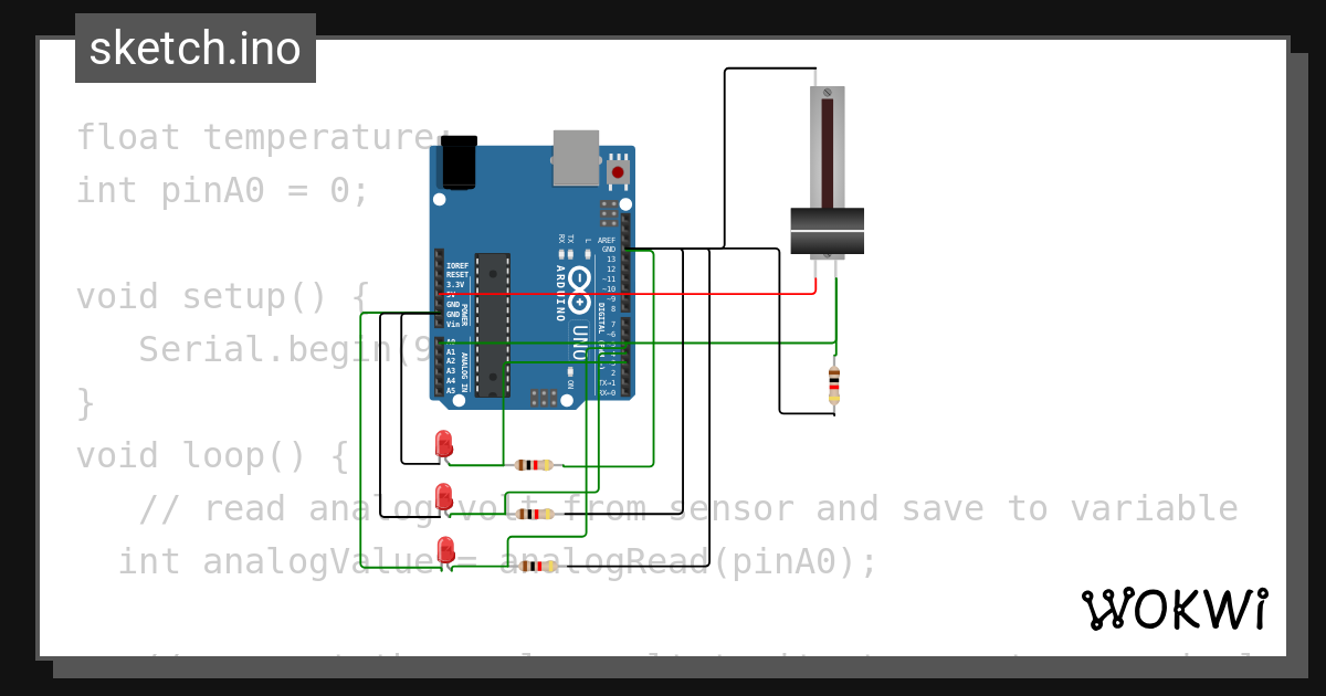 Temperature Sensor Wokwi Esp32 Stm32 Arduino Simulator 9551