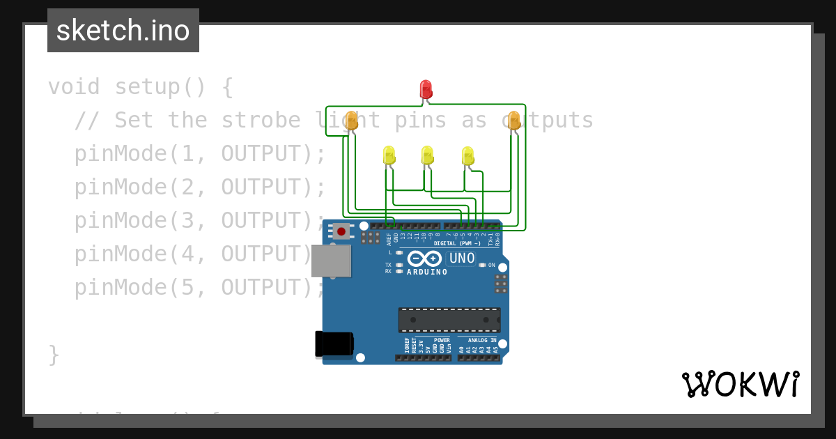 Flashing Pattern Copy Wokwi Esp32 Stm32 Arduino Simulator 7721