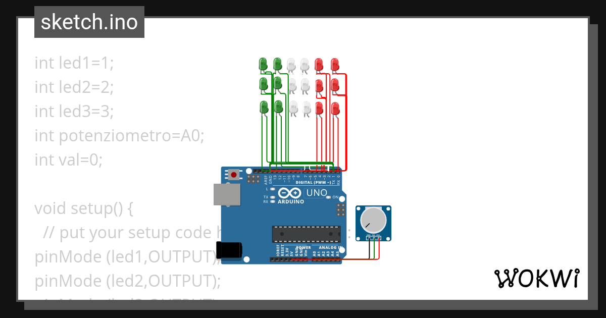 Potenziometro Bandiera Italia Wokwi Esp32 Stm32 Arduino Simulator 5854