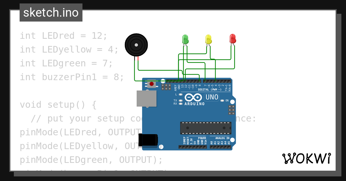 Led With Buzzer Activity Copy Wokwi Esp32 Stm32 Arduino Simulator 3109