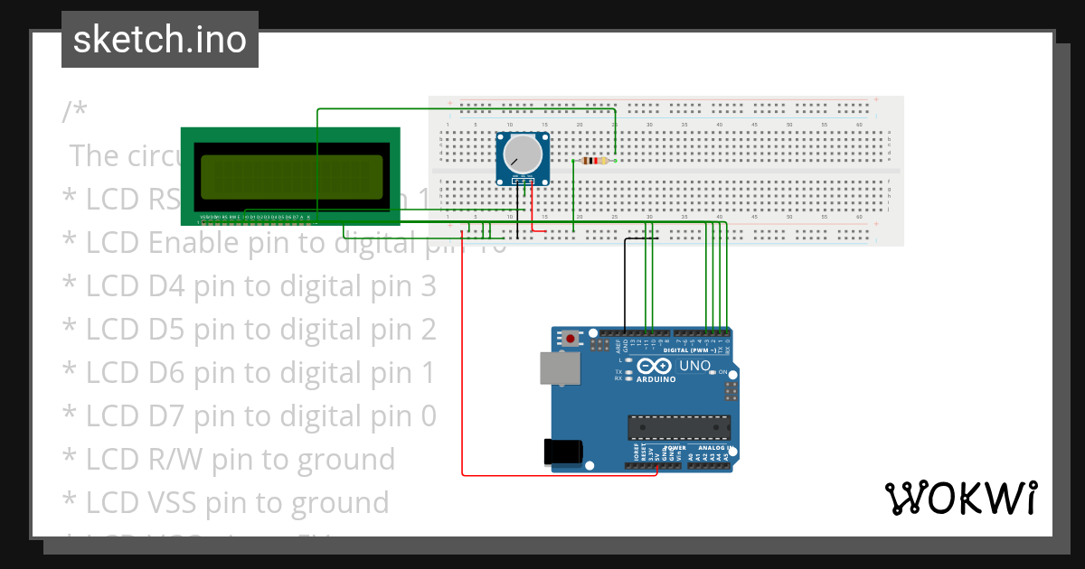 lcd - Wokwi ESP32, STM32, Arduino Simulator