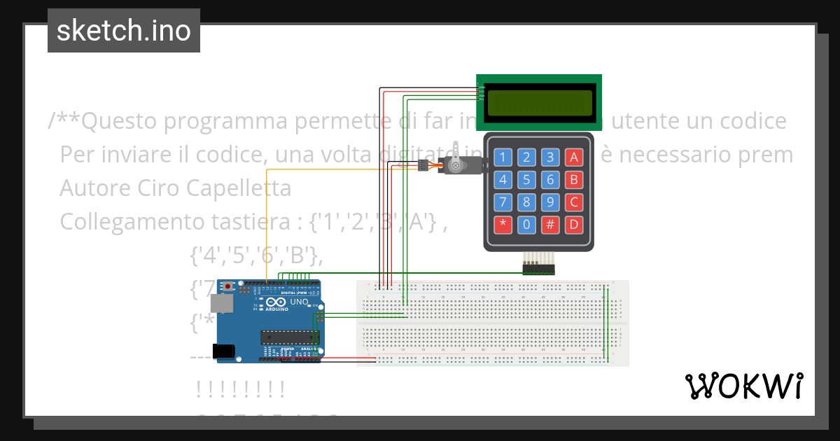 PROVA_PASSWORD - Wokwi ESP32, STM32, Arduino Simulator
