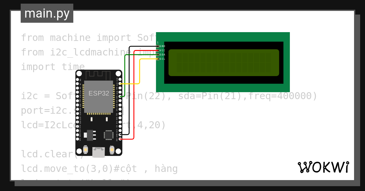 Lcdi2c Wokwi Esp32 Stm32 Arduino Simulator 1626