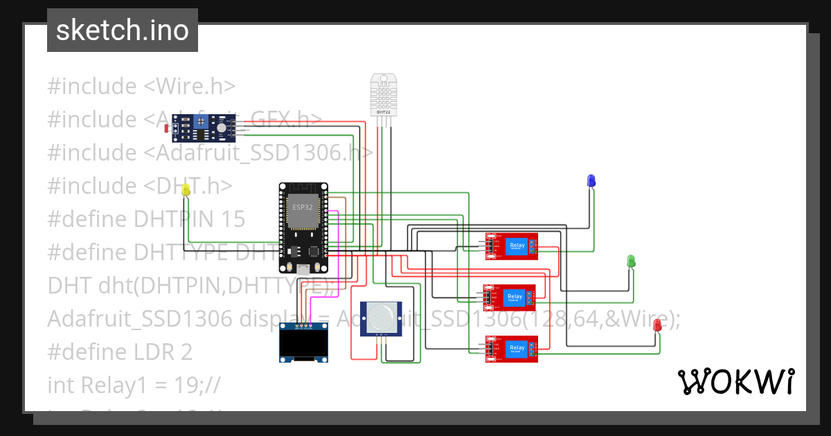 Mushroom cultivation house - Wokwi ESP32, STM32, Arduino Simulator